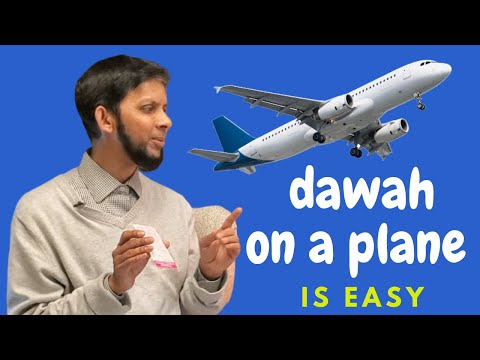 This is how I share Islam on a Plane