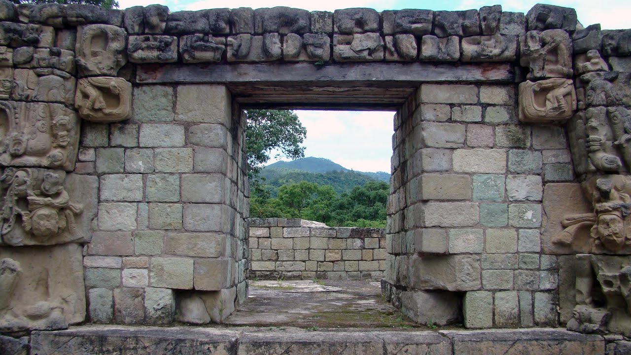 Maya Star Temple (22) at Copan, Honduras - YouTube