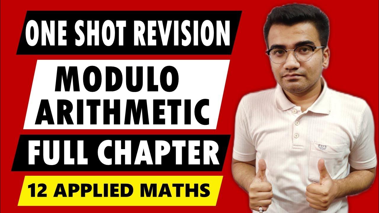 Applied Maths Modulo Arithmetic CBSE HandBook | Applied Maths One Shot Revision Series 2023 ...