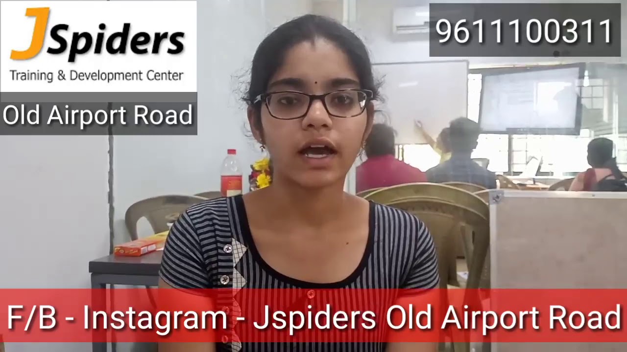 #Jspiders Full Stack Development Training & Placement Center in Old Airport Road Bengaluru - YouTube