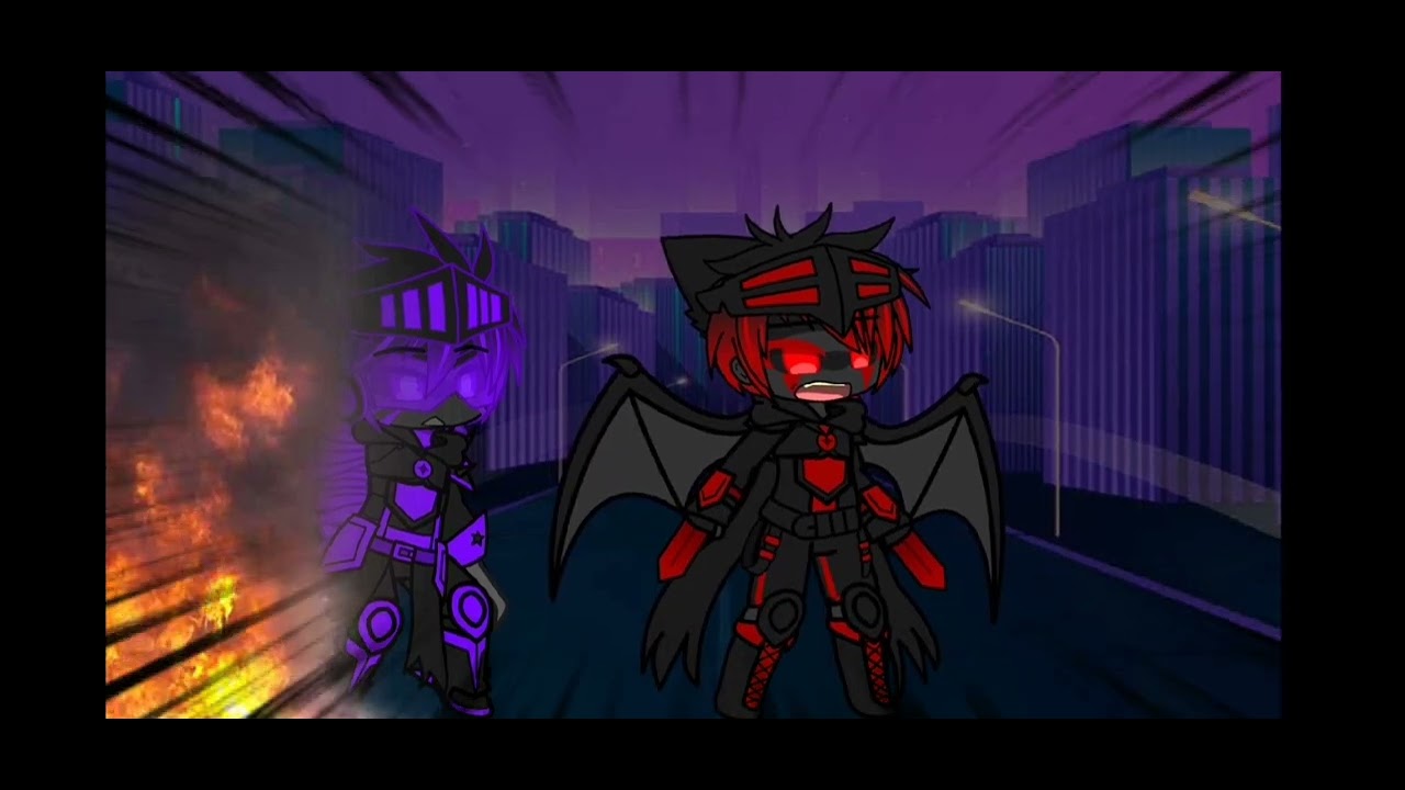 Adam/Cyber Godzilla And Friends Fighting Male Muto (GACHA CLUB/ULTRAMAN ...