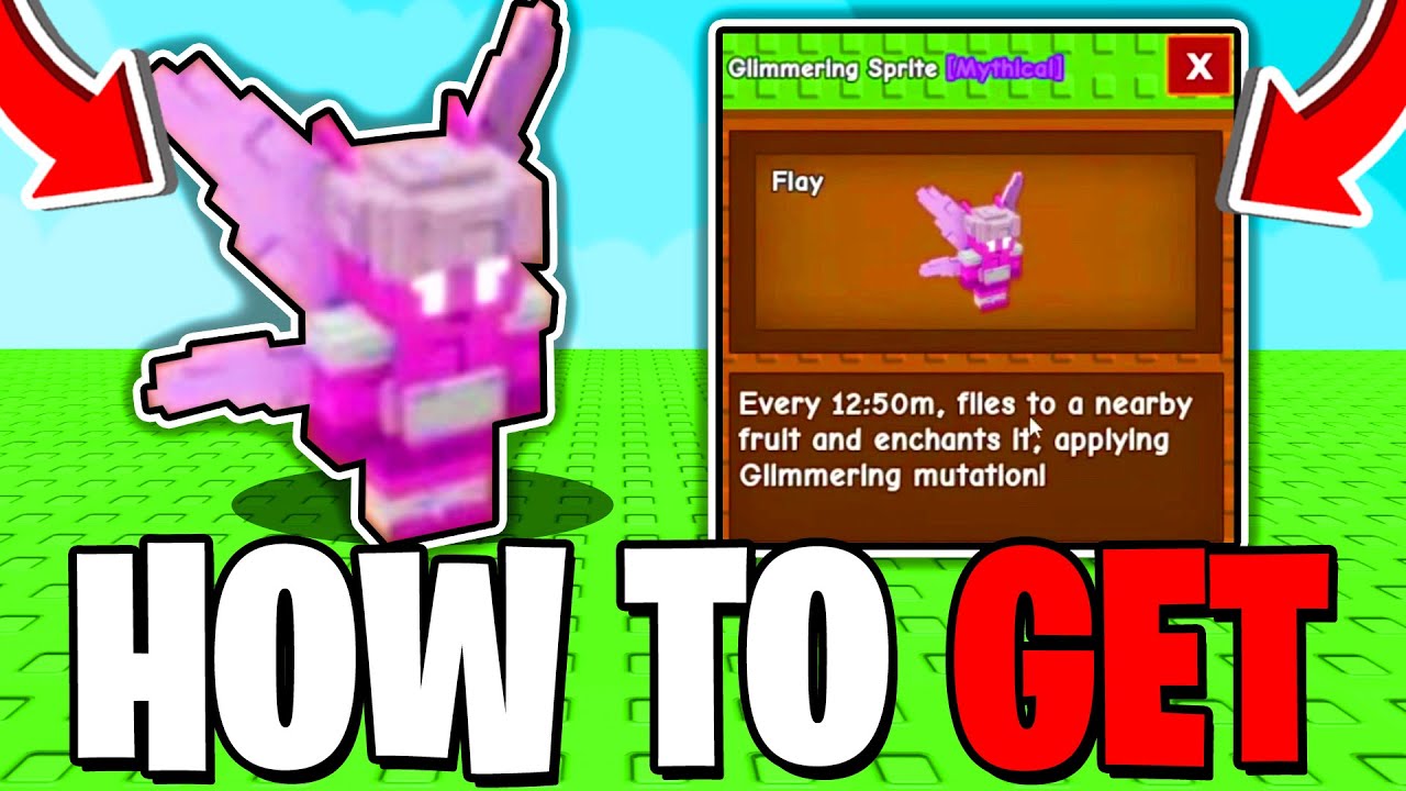 WHAT DOES GLIMMERING SPRITE DO In Grow A Garden? (How To Get Glimmering ...