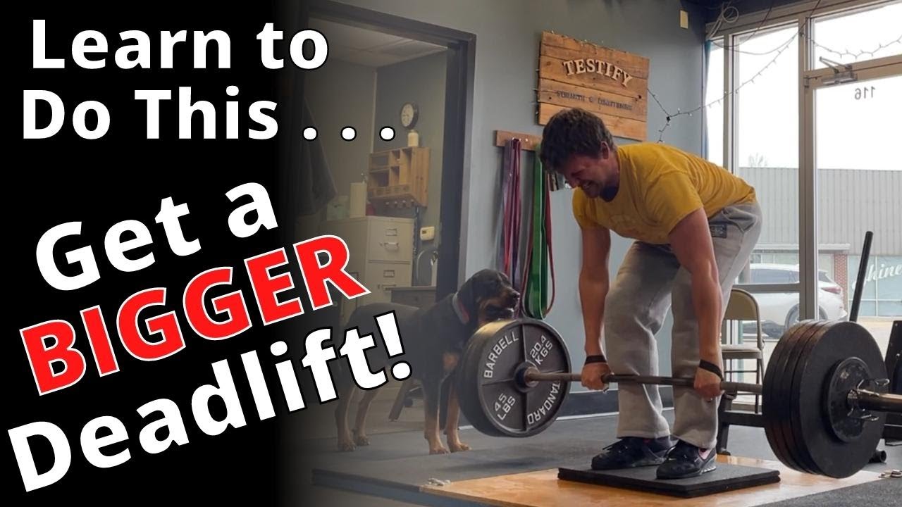 Want a Bigger Deadlift? Learn to Deficit Deadlift. - YouTube