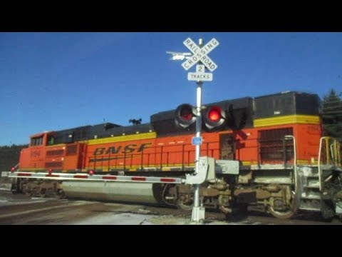 BNSF 9194 West HNSINTW Main 2 (1-4-2018) - YouTube