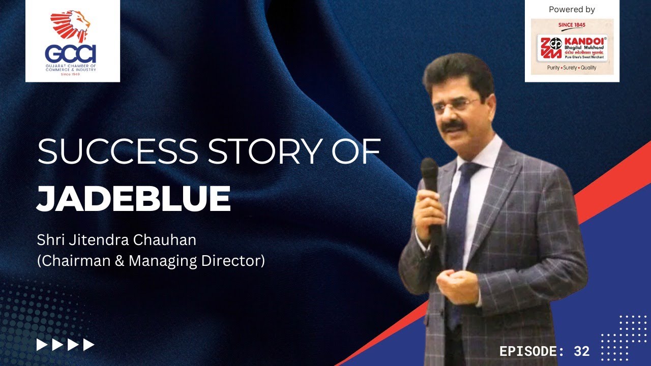 Mr. Jitendra Chauhan | Success Story of Jade Blue | Menswear Category | GCCI | Episode 32 - YouTube