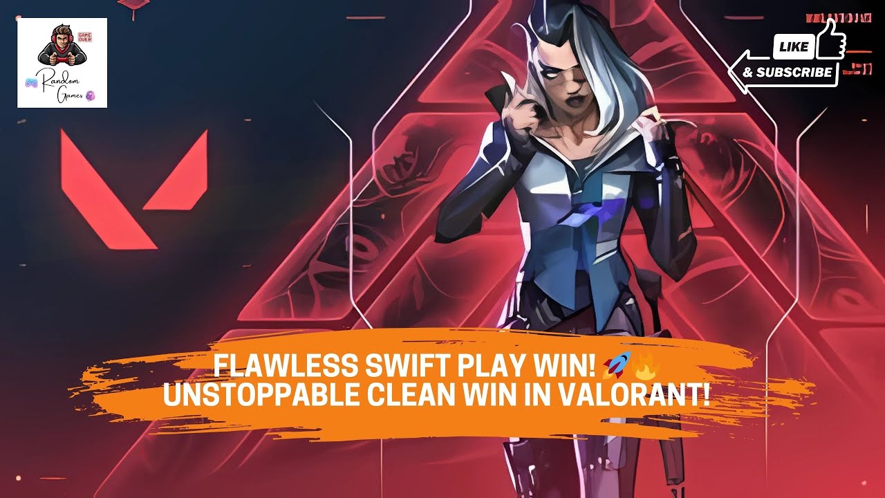 Flawless Swift Play Win!🚀🔥Unstoppable Clean Win in Valorant! #valorant ...