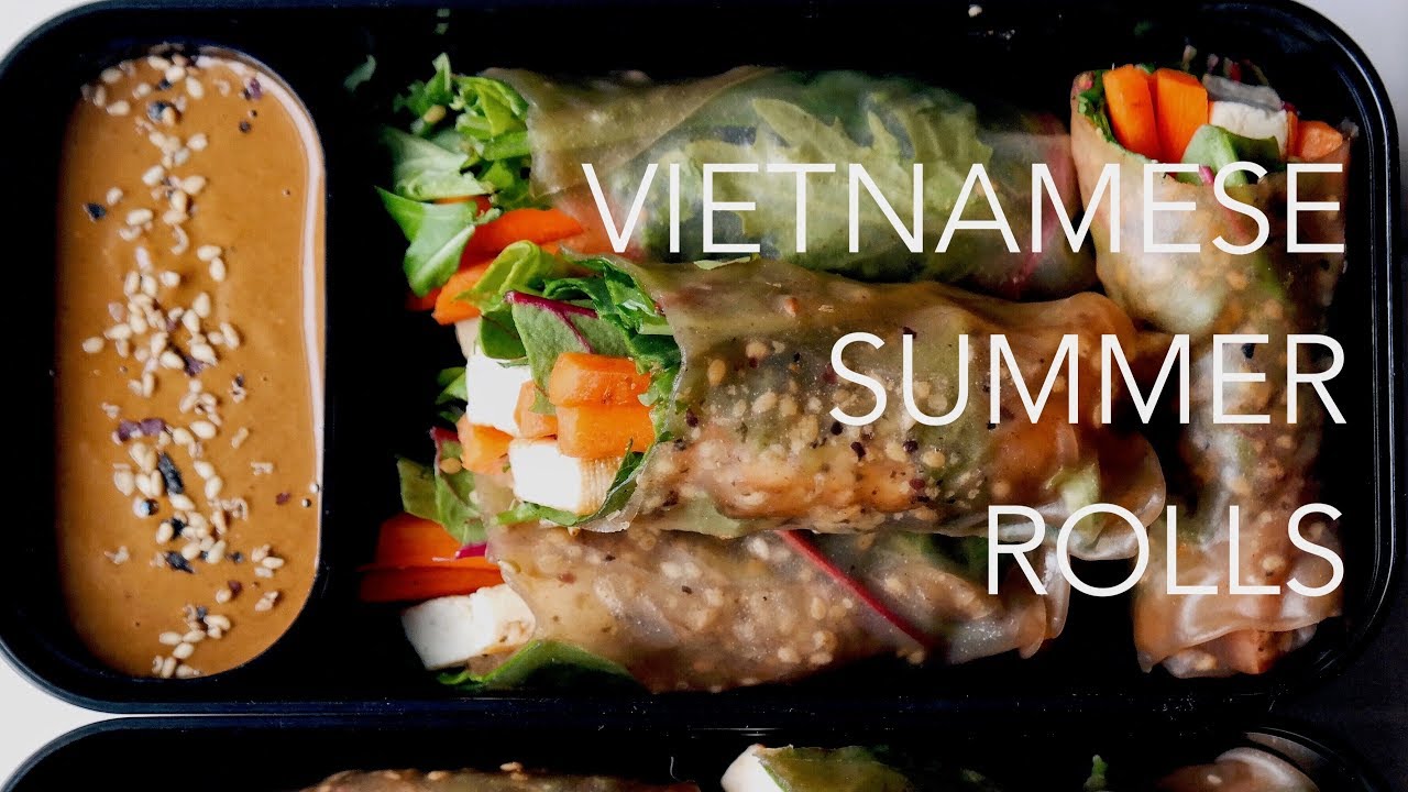 Vietnamese Summer Rolls | The Sunshine Eatery - YouTube