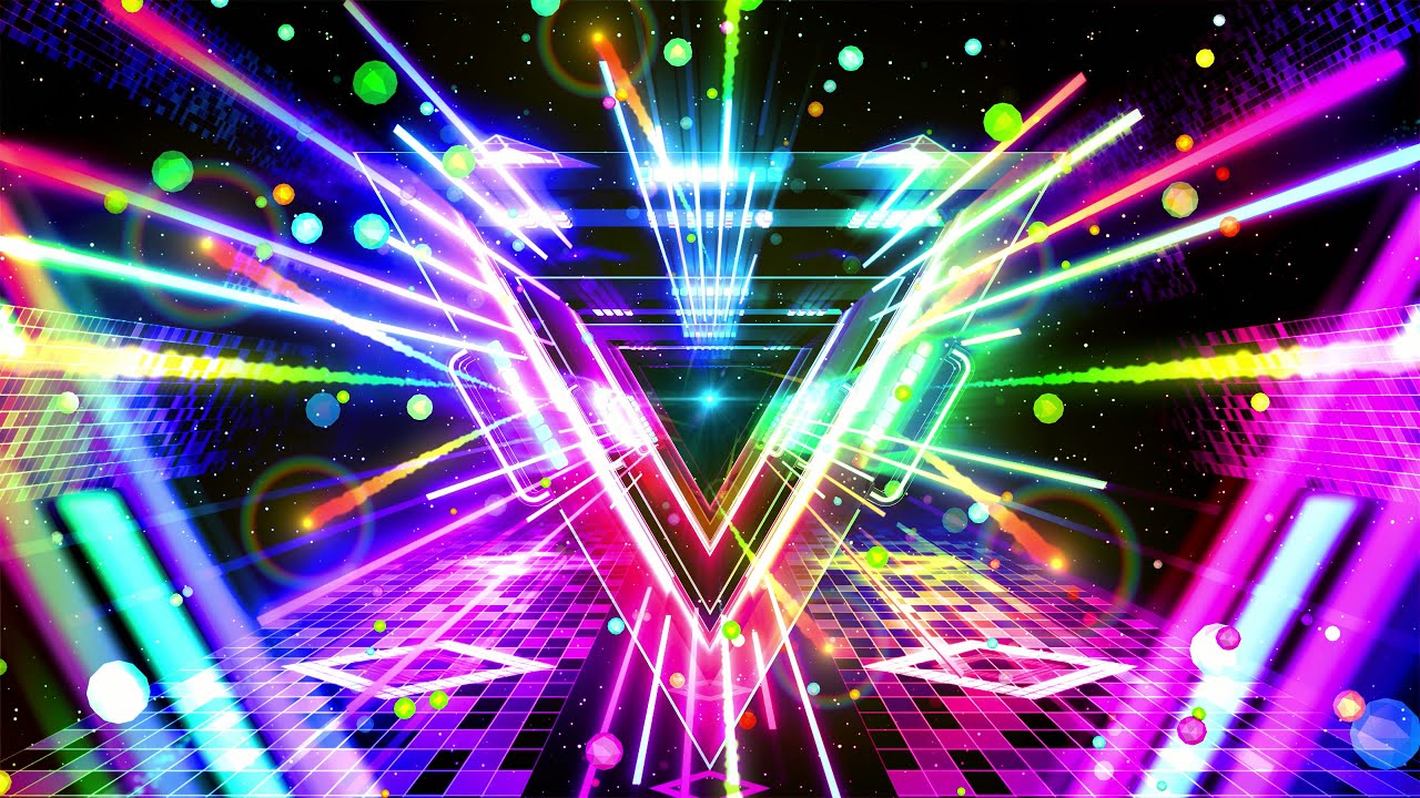 4K Screensaver | Space Triangles – Psychedelic VJ Loop (No Sound) - YouTube