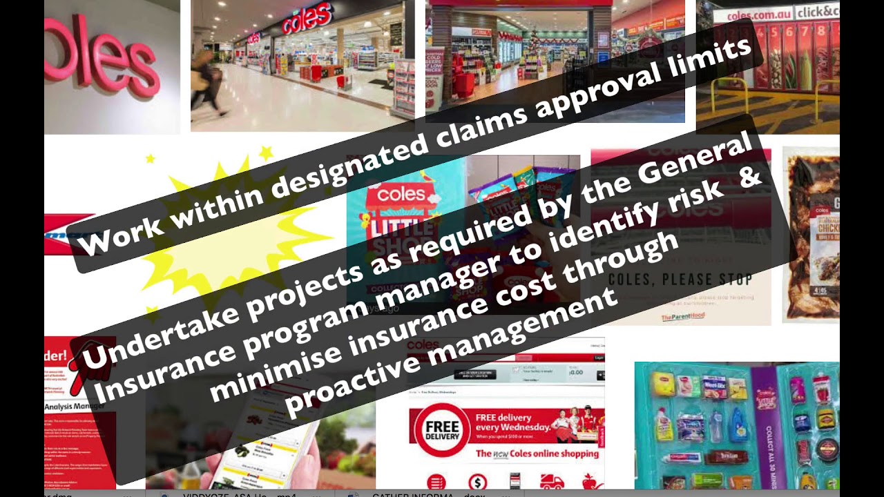 Investigator Vacancy General Insurance Claims Coles - YouTube
