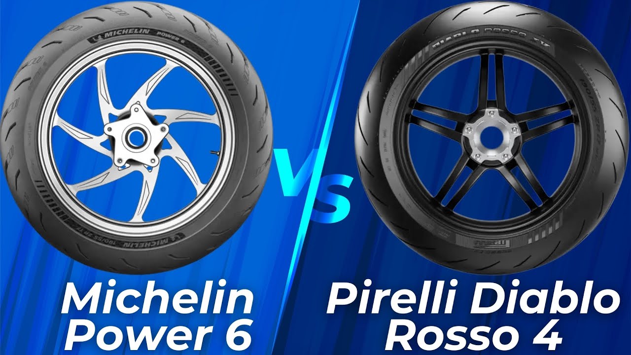 Sport Tire Face-Off: Michelin Power 6 vs Pirelli Diablo Rosso 4 - YouTube