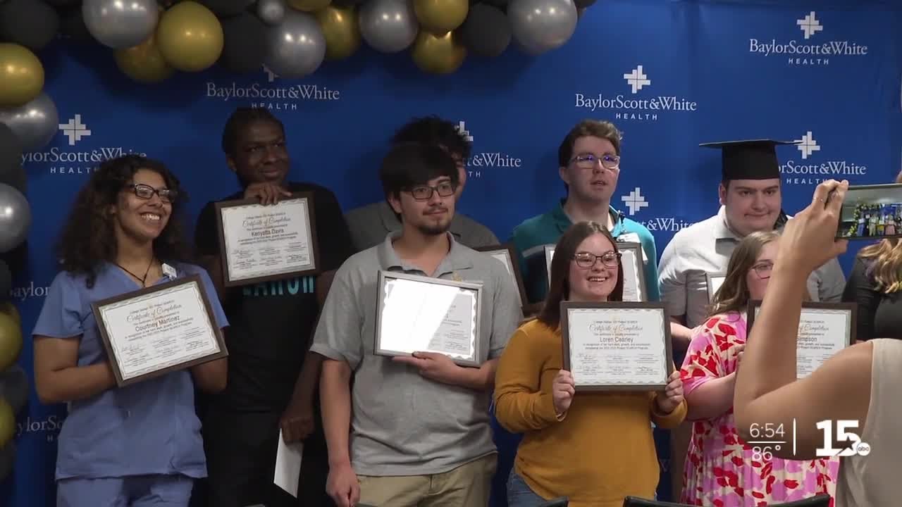 Project SEARCH interns celebrate graduation and new jobs - YouTube