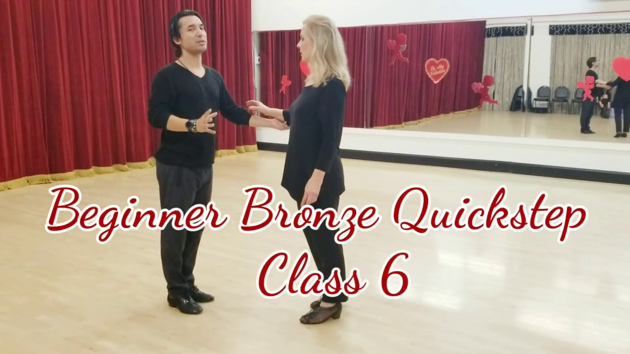 Beginner Quickstep Class 6: Tipple chassé right, backlock, and running finish - YouTube