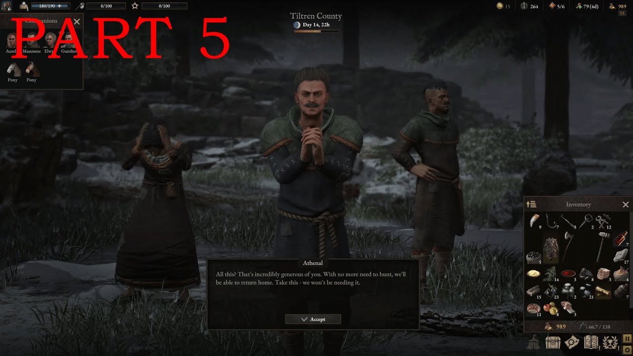 Wartales Part 5 Tiltren County - Appointing a Captain - YouTube