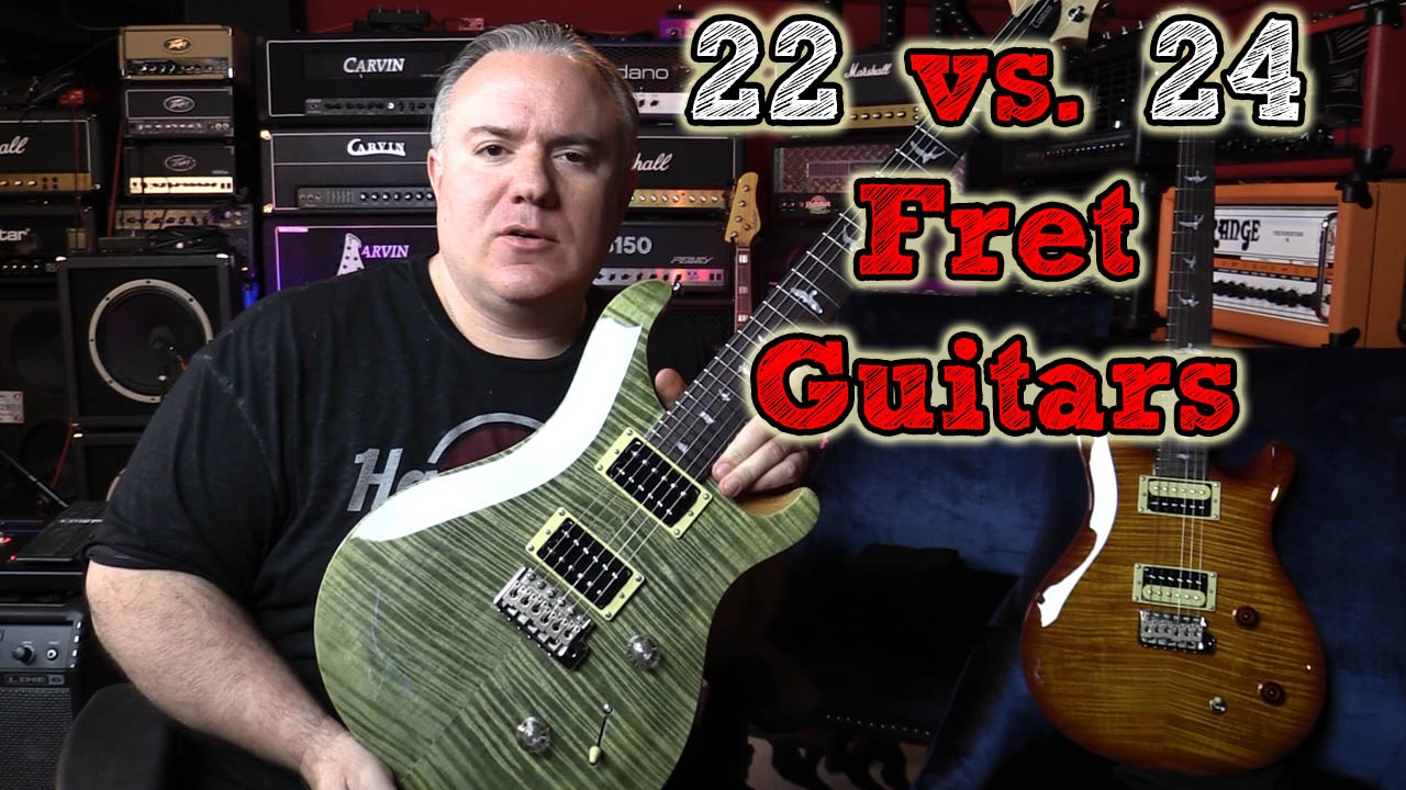 22 Vs 24 Fret Guitars Mystery Solved Using PRS SE Custom 22 24