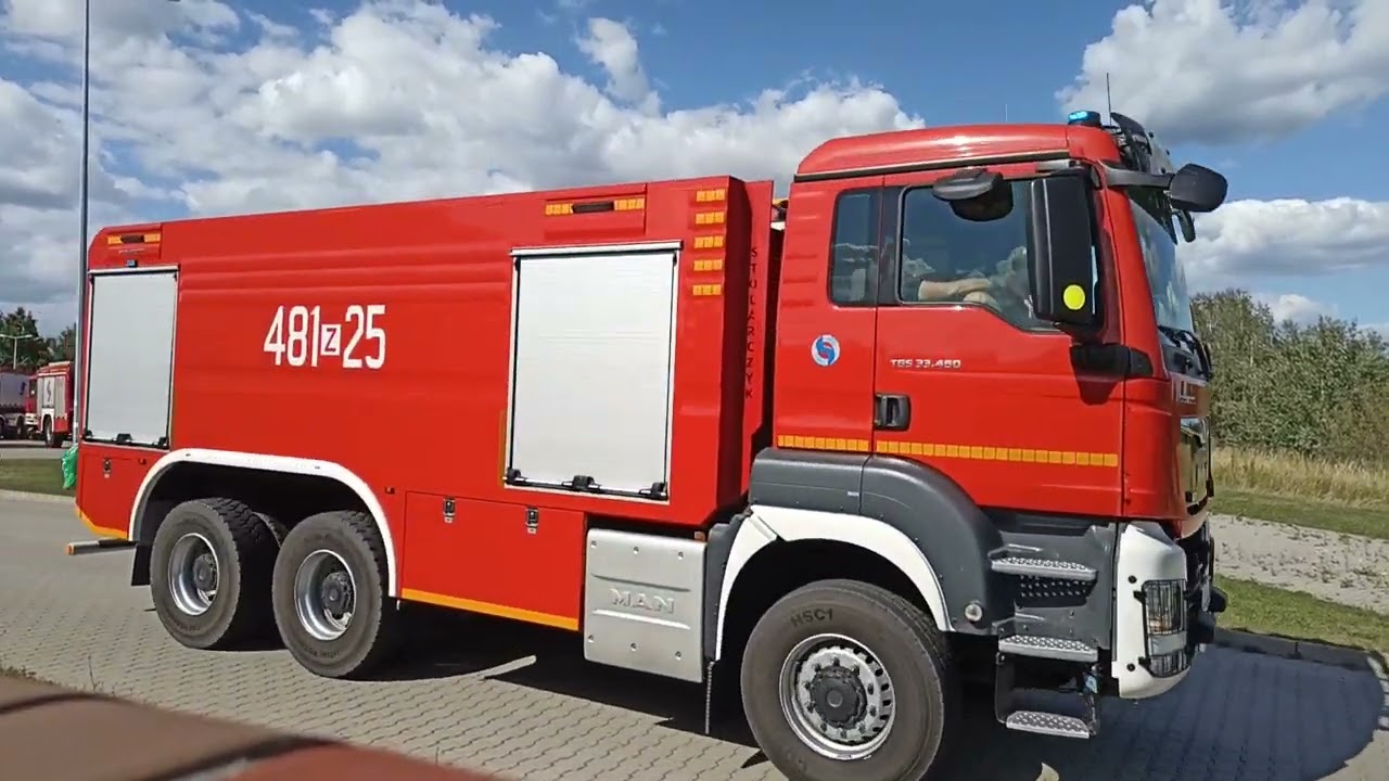 Wyjazd alarmowy modułu GFFFV "Wrocław" oraz "Szczecin" do pożarów lasów ...