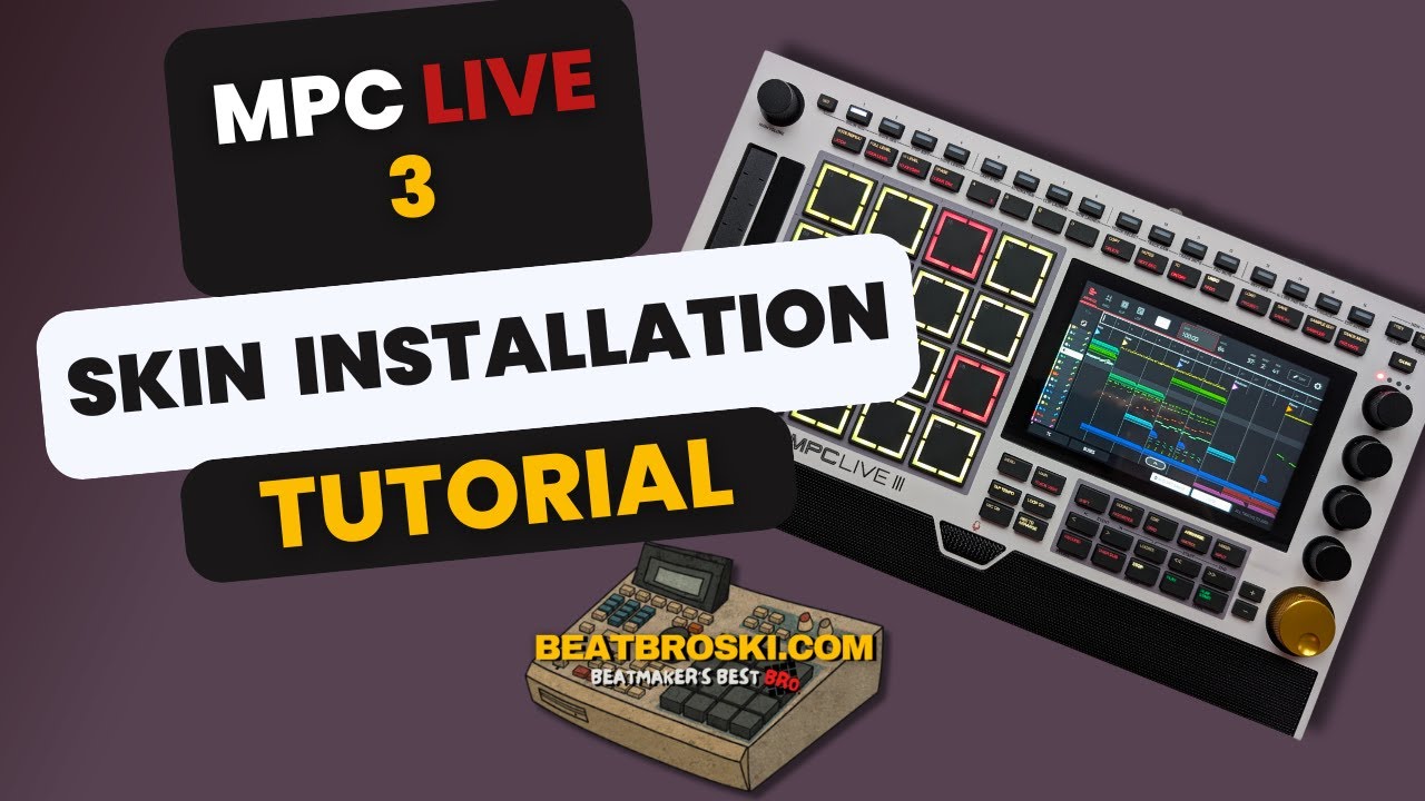 MPC LIVE III SKIN INSTALLATION TUTORIAL - YouTube