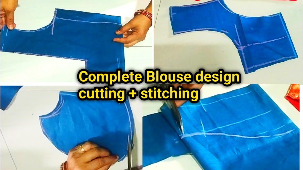Blouse Cutting and stiching video 2x Speed ll how to make blouse with ...