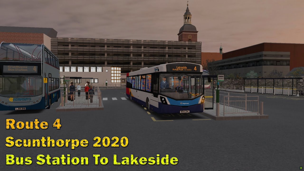 Omsi 2 Scunthorpe 2020 - 4 Bus Station To Lakeside (Veiling 3 B8RLE ...