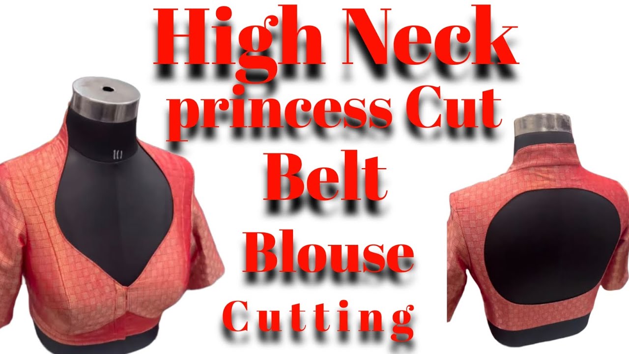 High Neck Princess Cut Blouse😳 Collar Blouse Design - YouTube