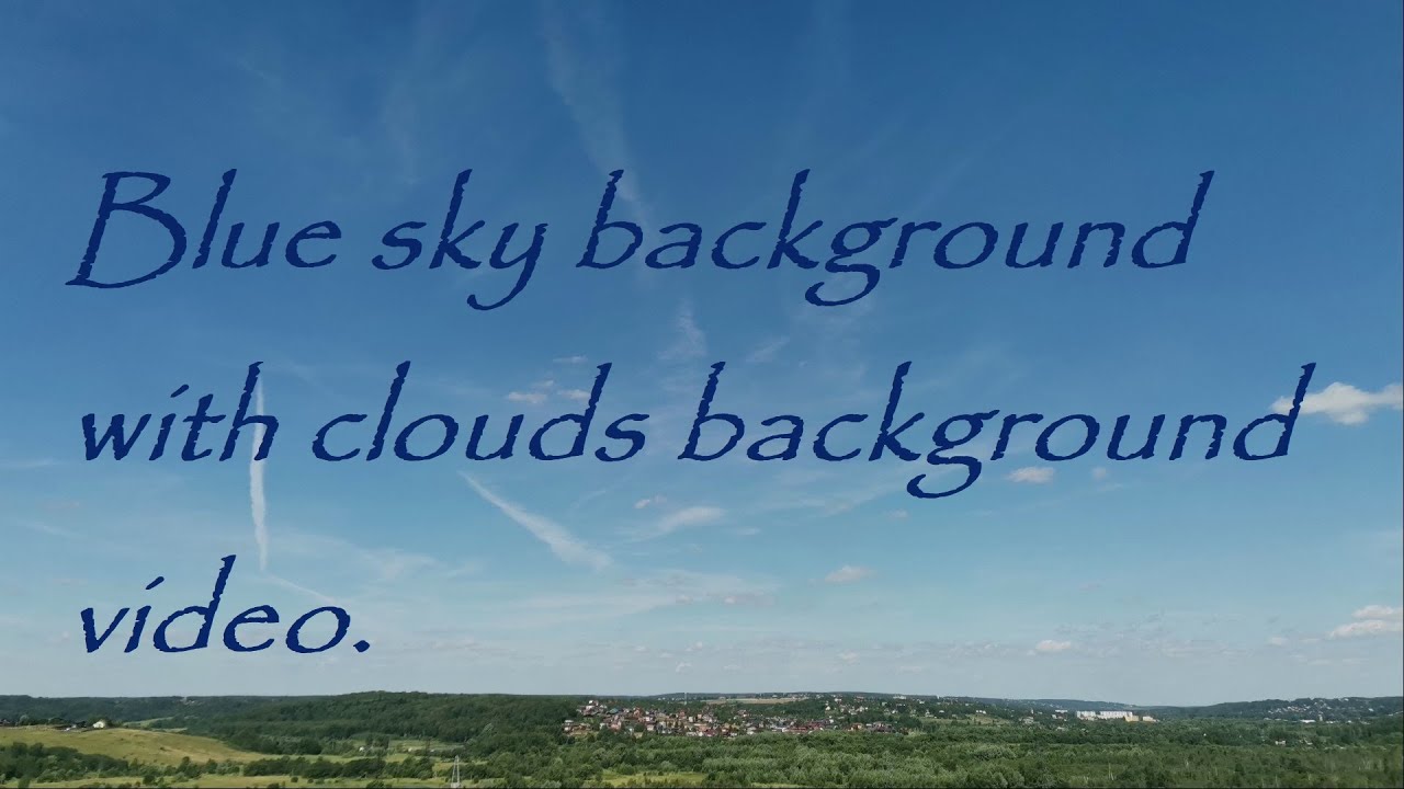 Blue sky background with clouds video. TimeLapse. - YouTube