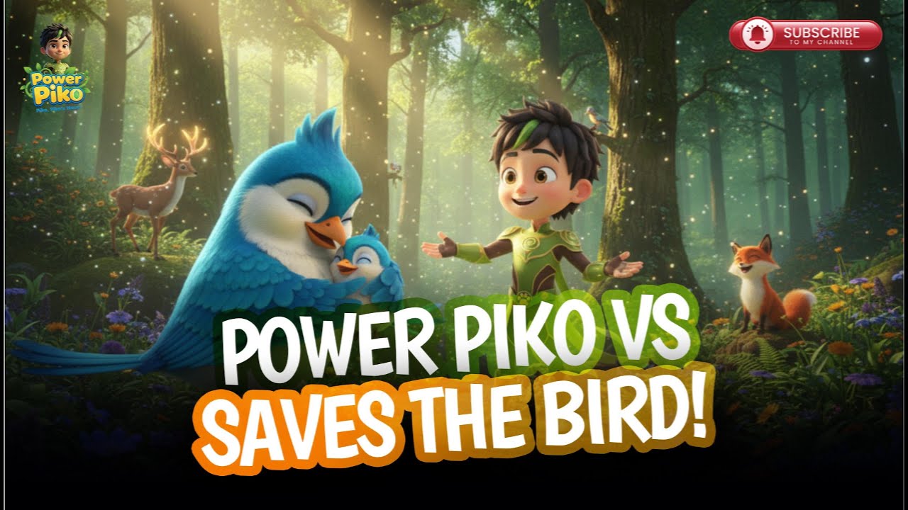 Power Piko Saves the Bird | Full Adventure Story | Forest Hero Rescue ...