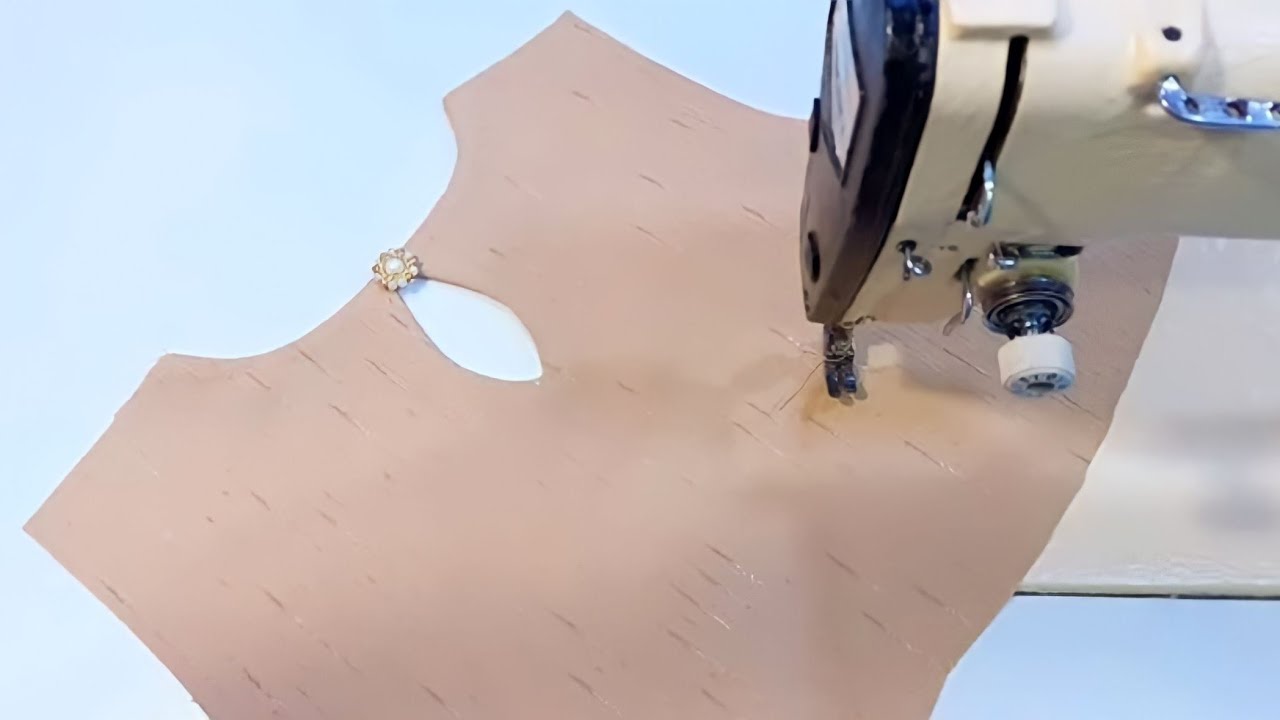 Sewing Back Neck Slit Back Easy Way of Method | Clever Sewing Tips |DIY ...