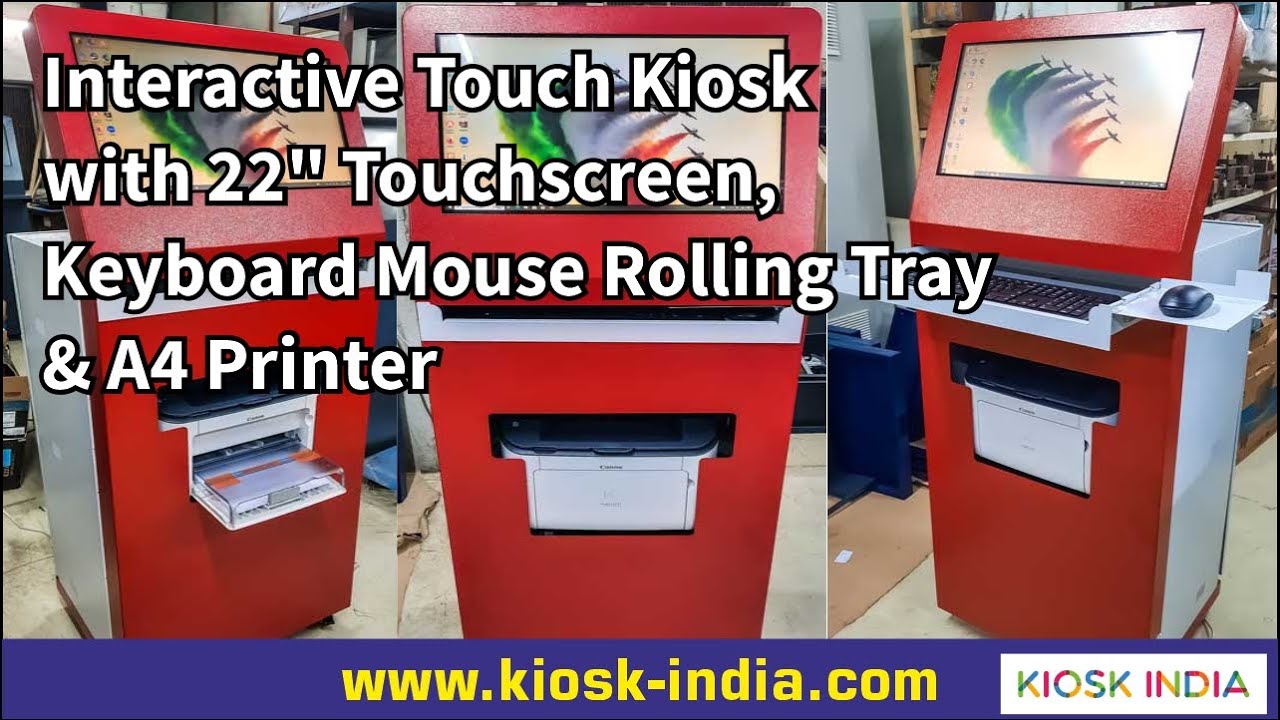 Product Demo: Interactive Touch Kiosk with A4 Printer - YouTube