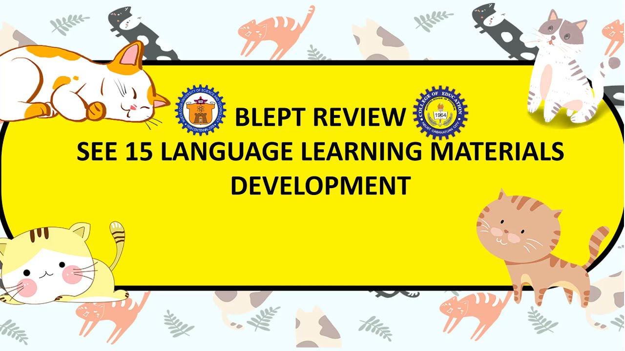 LANGUAGE LEARNING MATERIALS DEVELOPMENT YouTube LANGUAGE LEARNING MATERIALS DEVELOPMENT YouTube
