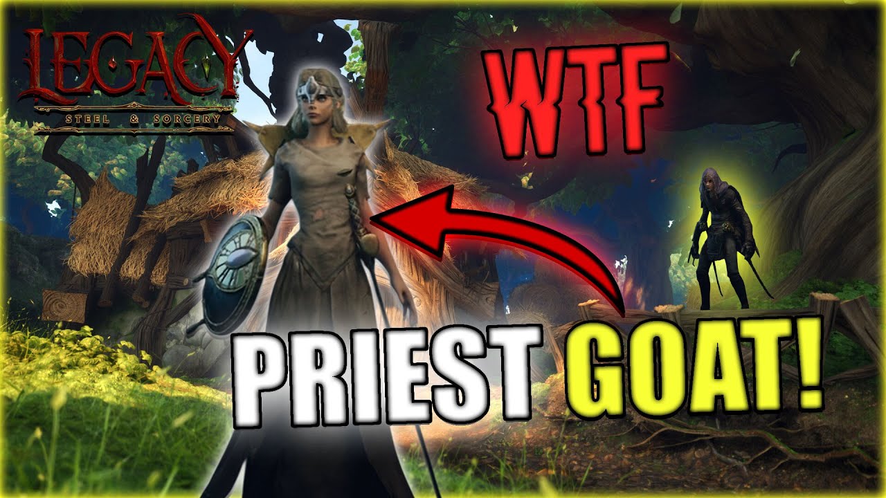 This Sword & Shield Priest Build Is UNSTOPPABLE in PvP – Legacy: Steel ...
