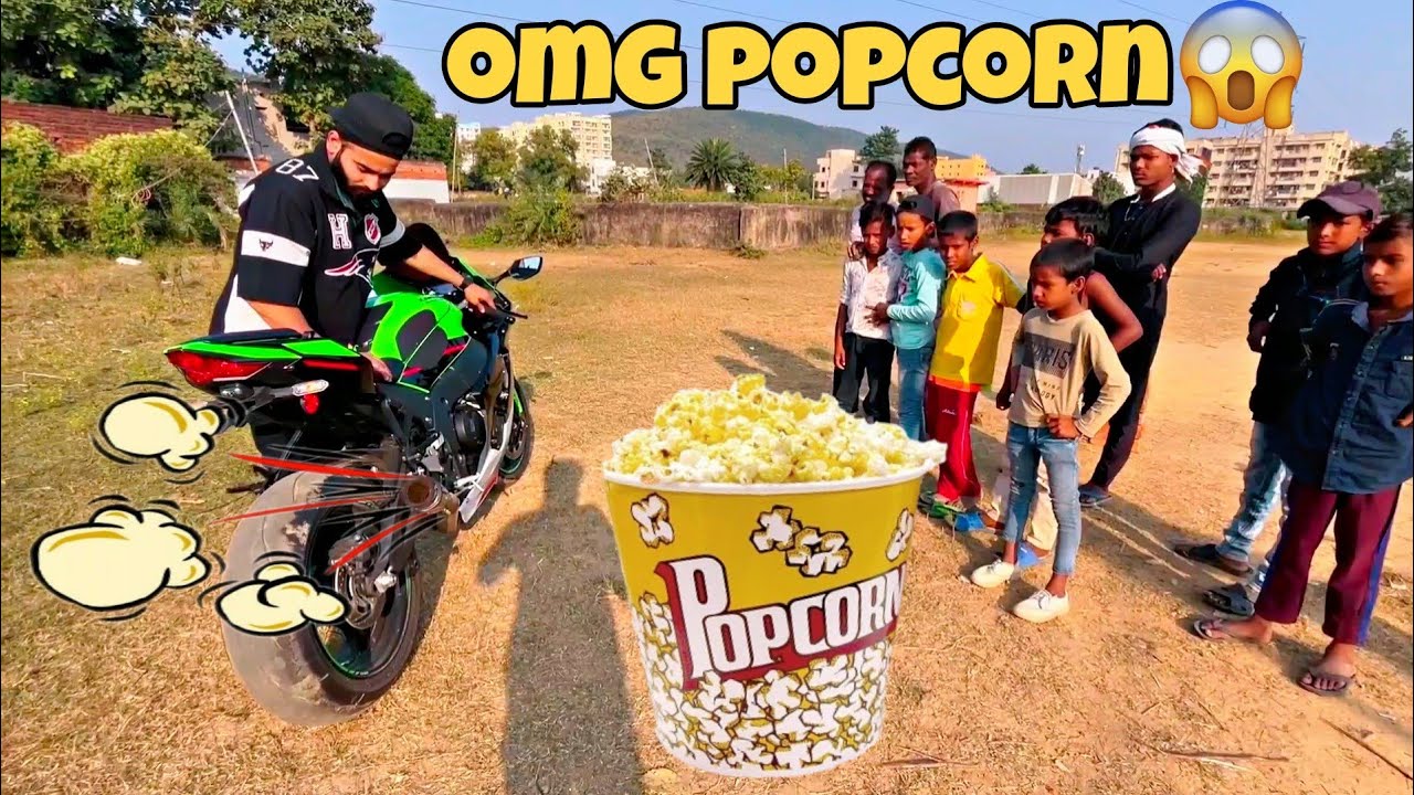 Making PopCorn & Papad In Zx10r 😱😍 - YouTube