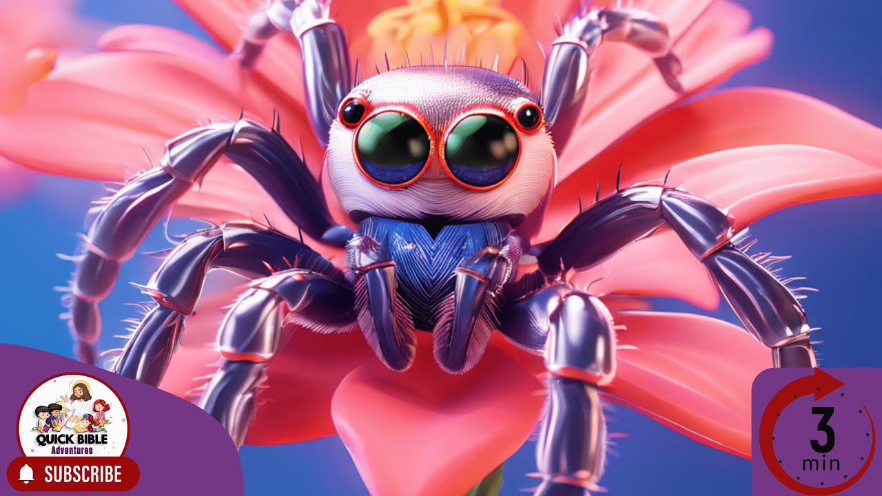 ITSY BITSY SPIDER - Prayer for Children | Quick Bible Adventures - YouTube
