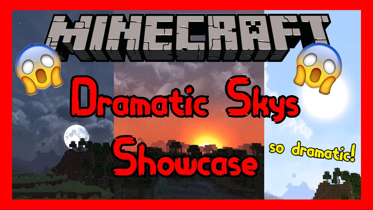 Minecraft Dramatic Skys Mod Review 2021 - YouTube