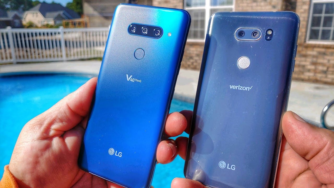 Qué diferencias físicas hay entre el LG v40 y el LG v30 - YouTube