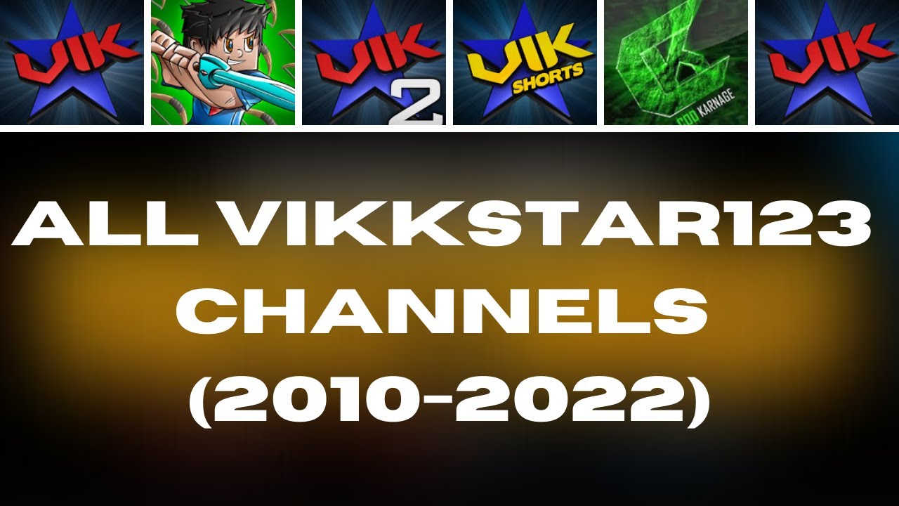 All Vikkstar123 Channels - Sub Count History (2010-2022) - YouTube