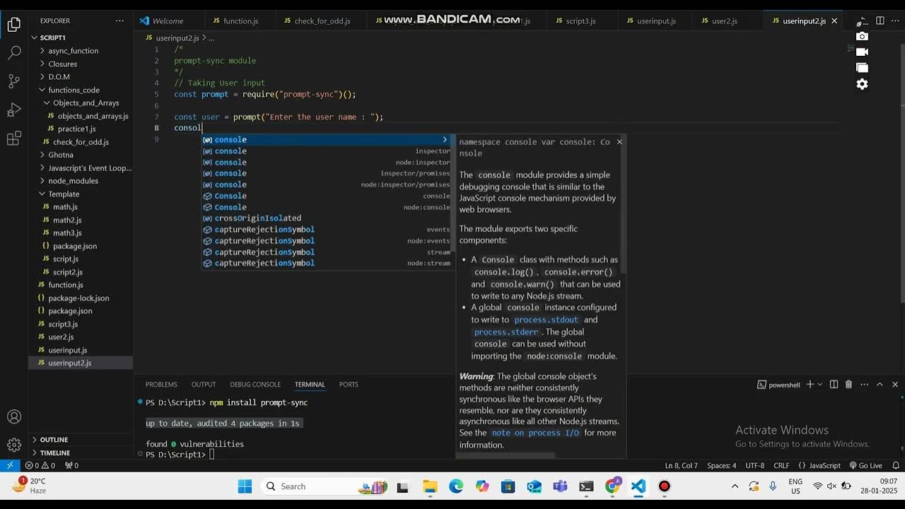user input part 1 - YouTube