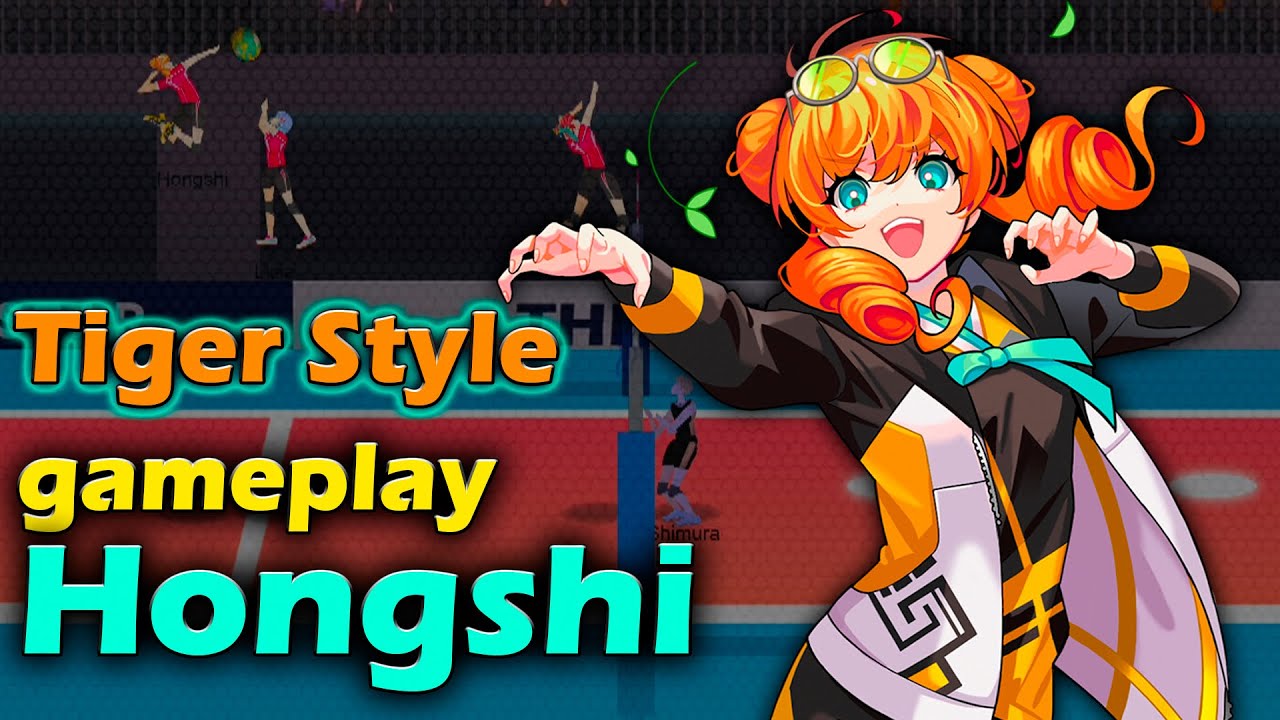 Hongshi. Tiger Style. Best gameplay. The Spike Cross. Volleyball 3x3 ...
