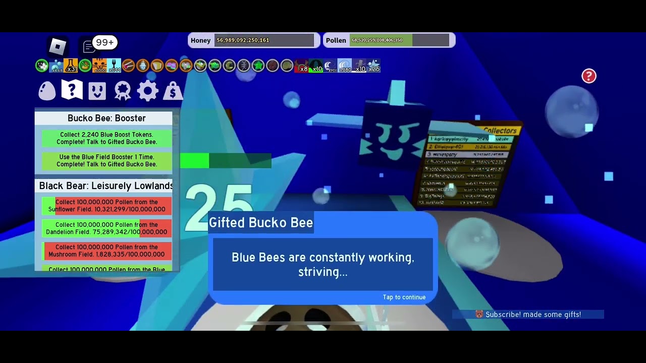 Completing my 350th Bucko Bee Quest - Bee Swarm Simulator Episode 32 ...