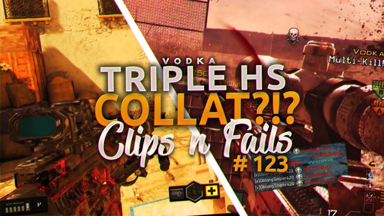 Triple Headshot Collat?!? | Clips And Fails: 123 | @Vodkoa - YouTube