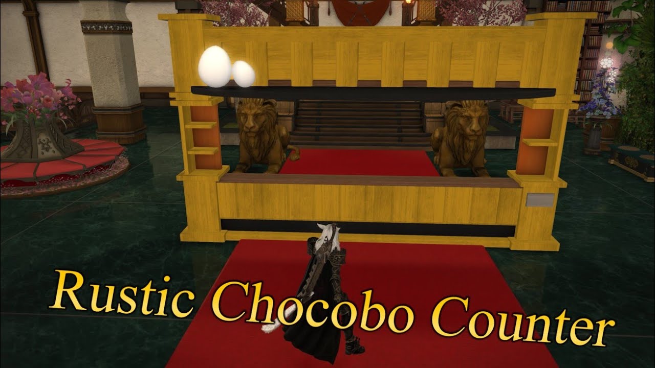FFXIV: Rustic Chocobo Counter - Housing - YouTube