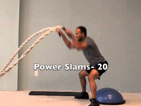 Anytime Fitness Battle Rope Circuit - YouTube