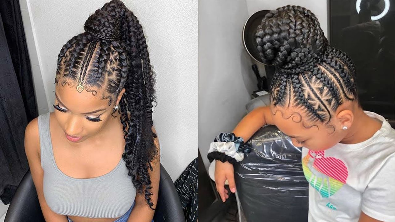 🍕🍍New Baddie Braids Hairstyles You Shouldn't Miss 🍕🍍 2021 Beautiful ...