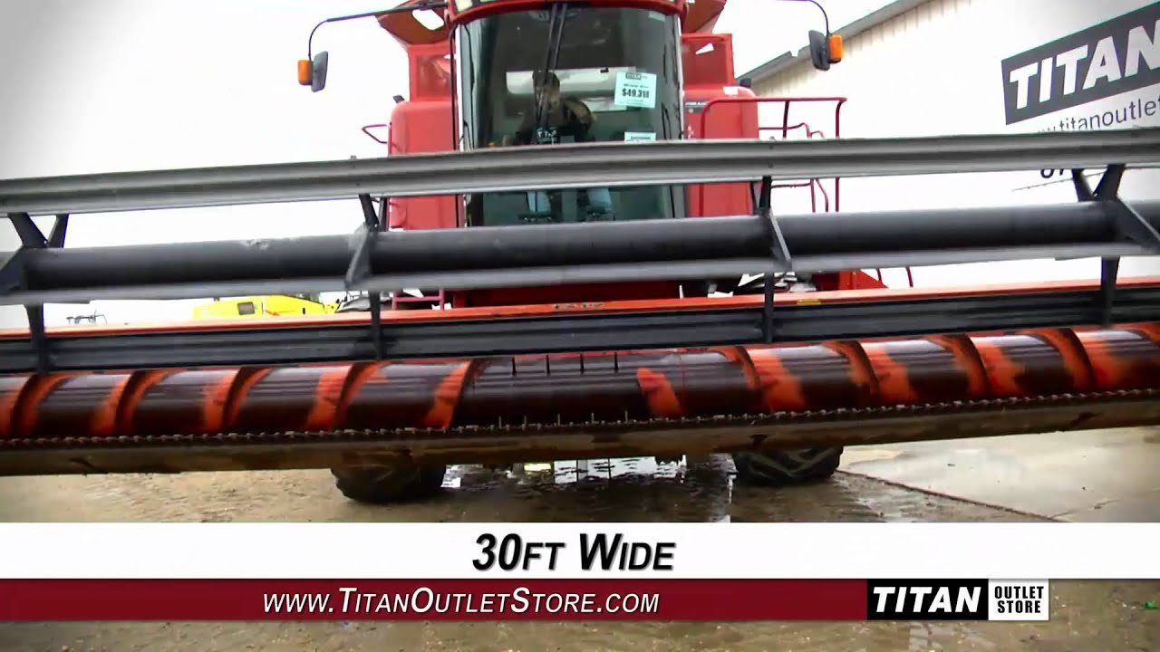 Case IH 1010 - 30ft, bat reel (1680,1688,2188,2388) Sold on ELS! - YouTube