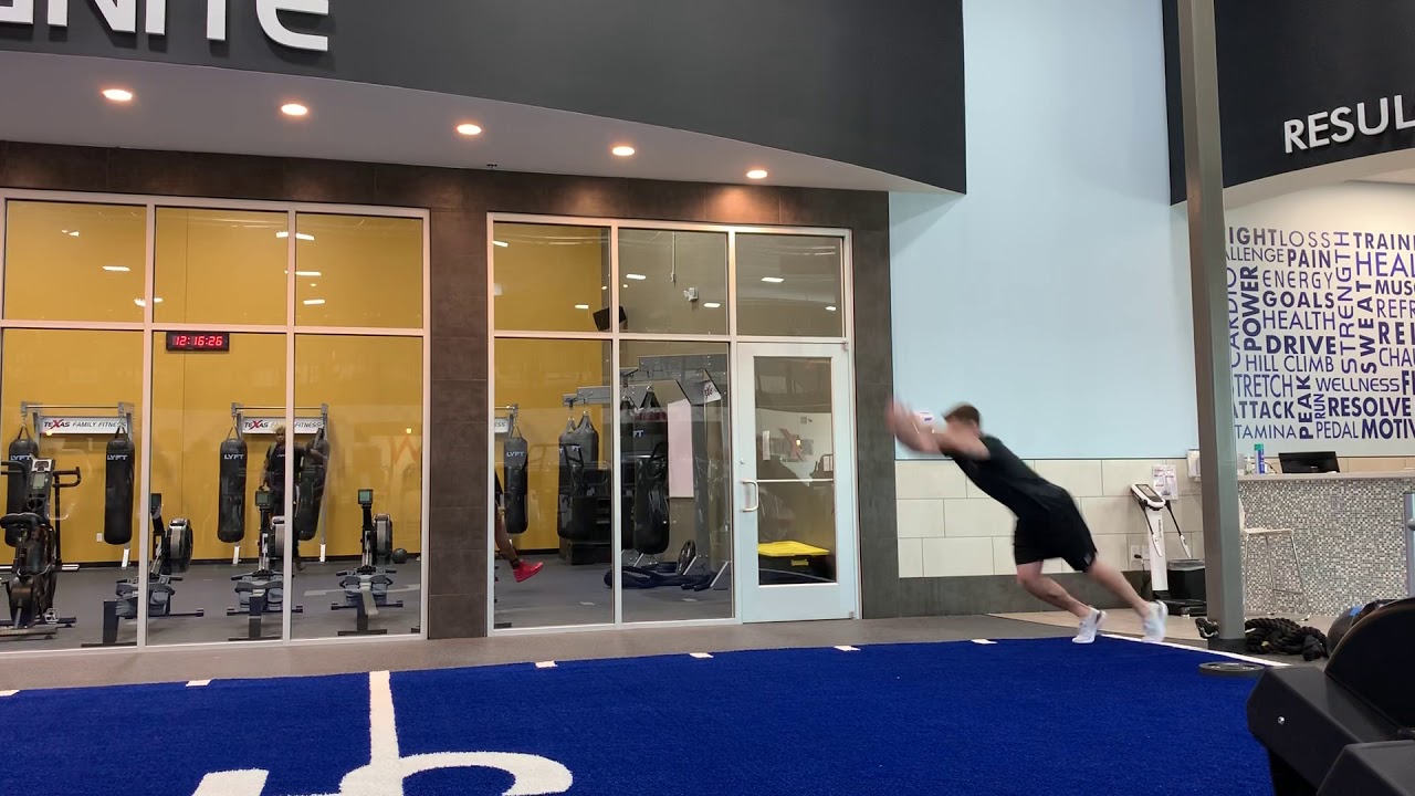 Split Stance Broad Jump - YouTube