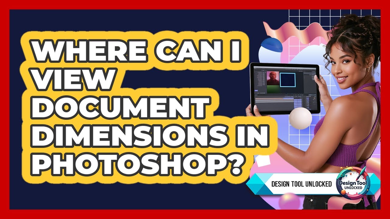 Where Can I View Document Dimensions In Photoshop? - YouTube
