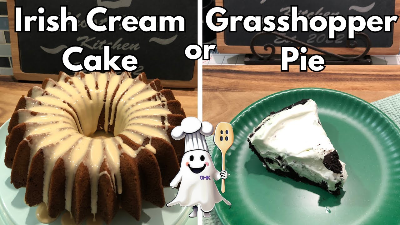 How To Make Grasshopper Pie & Irish Cream Cake - YouTube