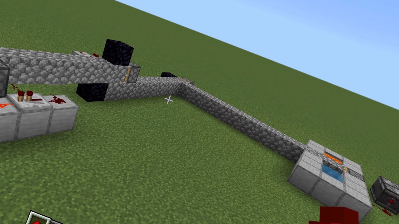 How To Make a Semi Automatic Cobble Stone Factory in Minecraft - YouTube