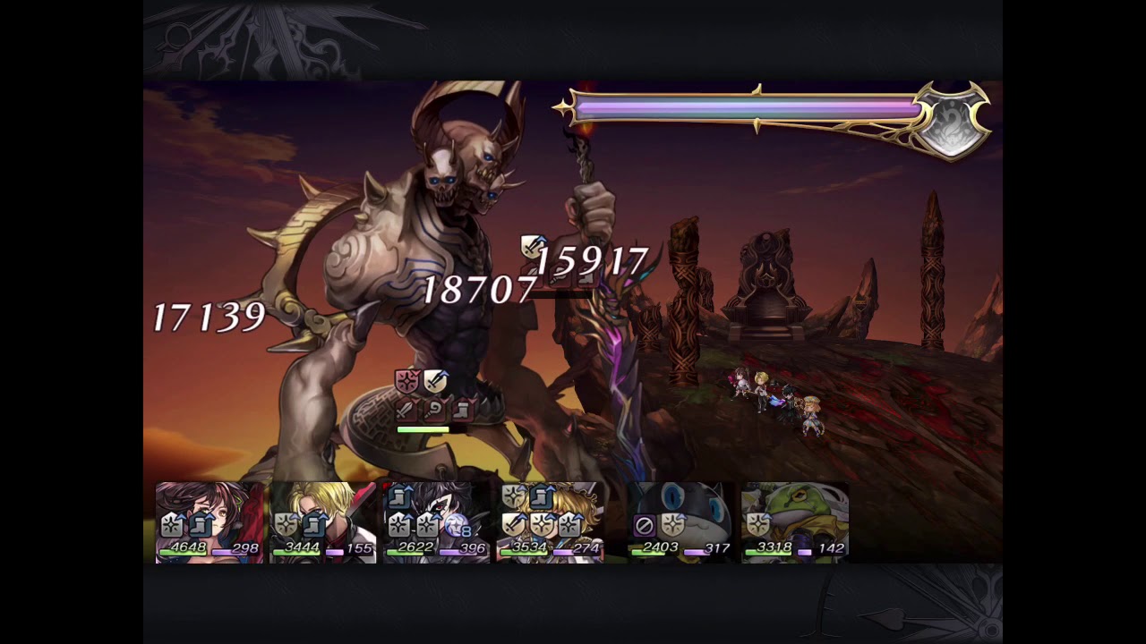 Another Eden Global - Zennon Ogre's SHADOW Optional Boss Battle Fight! - YouTube