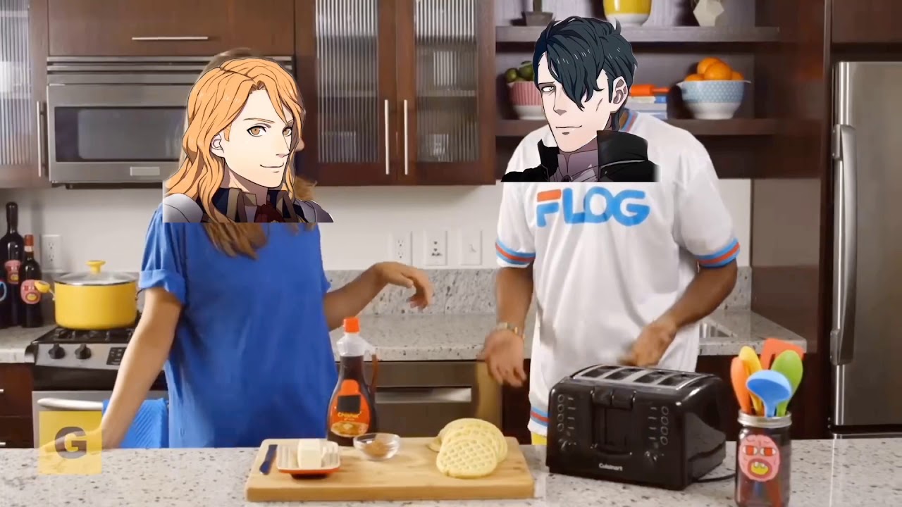 hubert and ferdinand waking up to make breakfast for edelgard - YouTube
