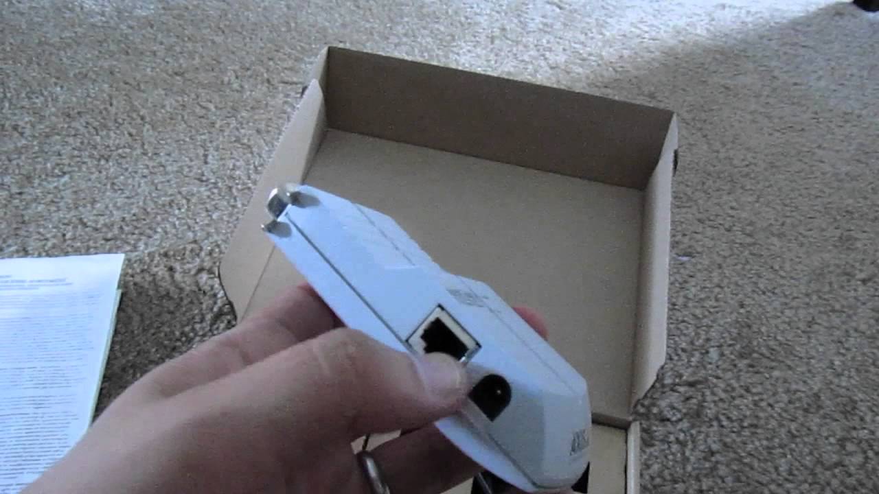Axis 1440 Print Server - YouTube
