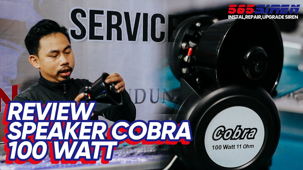 REVIEW SPEAKER COBRA 100 WATT, Suaranya jossss... - YouTube